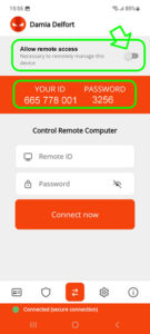 How to remotely control an Android phone/device with Iperius