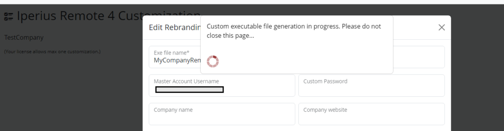 Iperius Remote Management Console: How to customize Iperius Remote with your brand