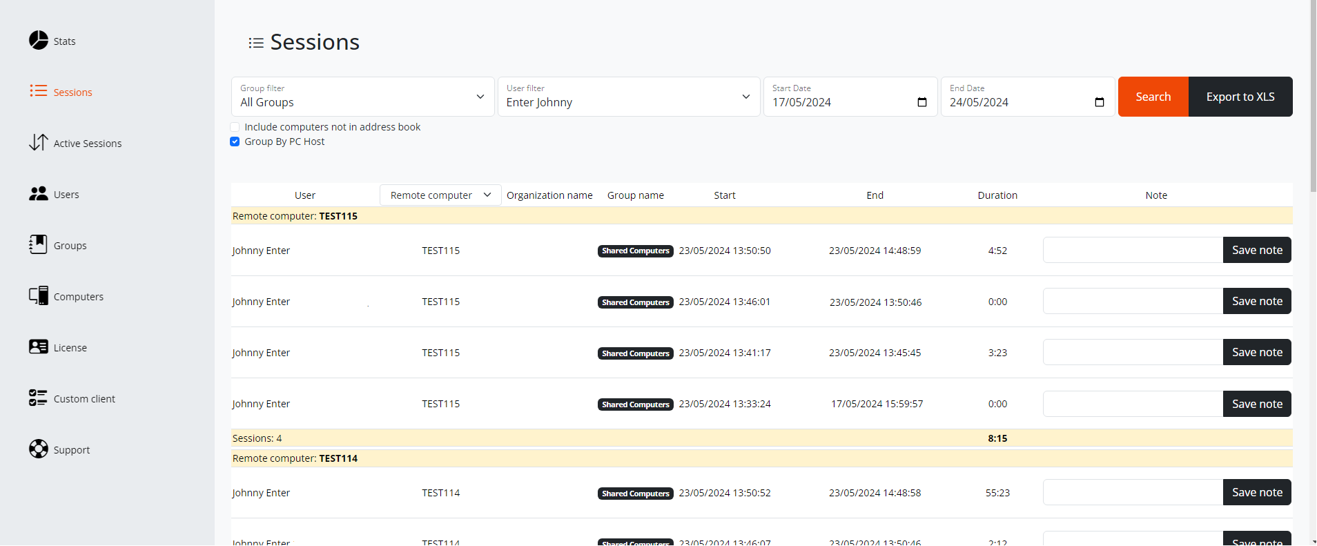 Iperius Remote Management Console : Web Administrative Area